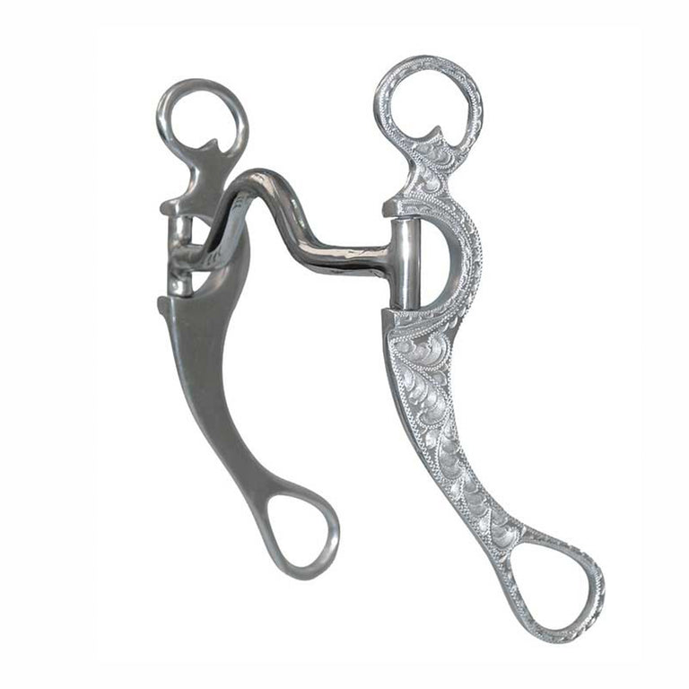 Metalab FG Lightweight Aluminum Engraved Medium Port Curved Bit – Tack Outlet